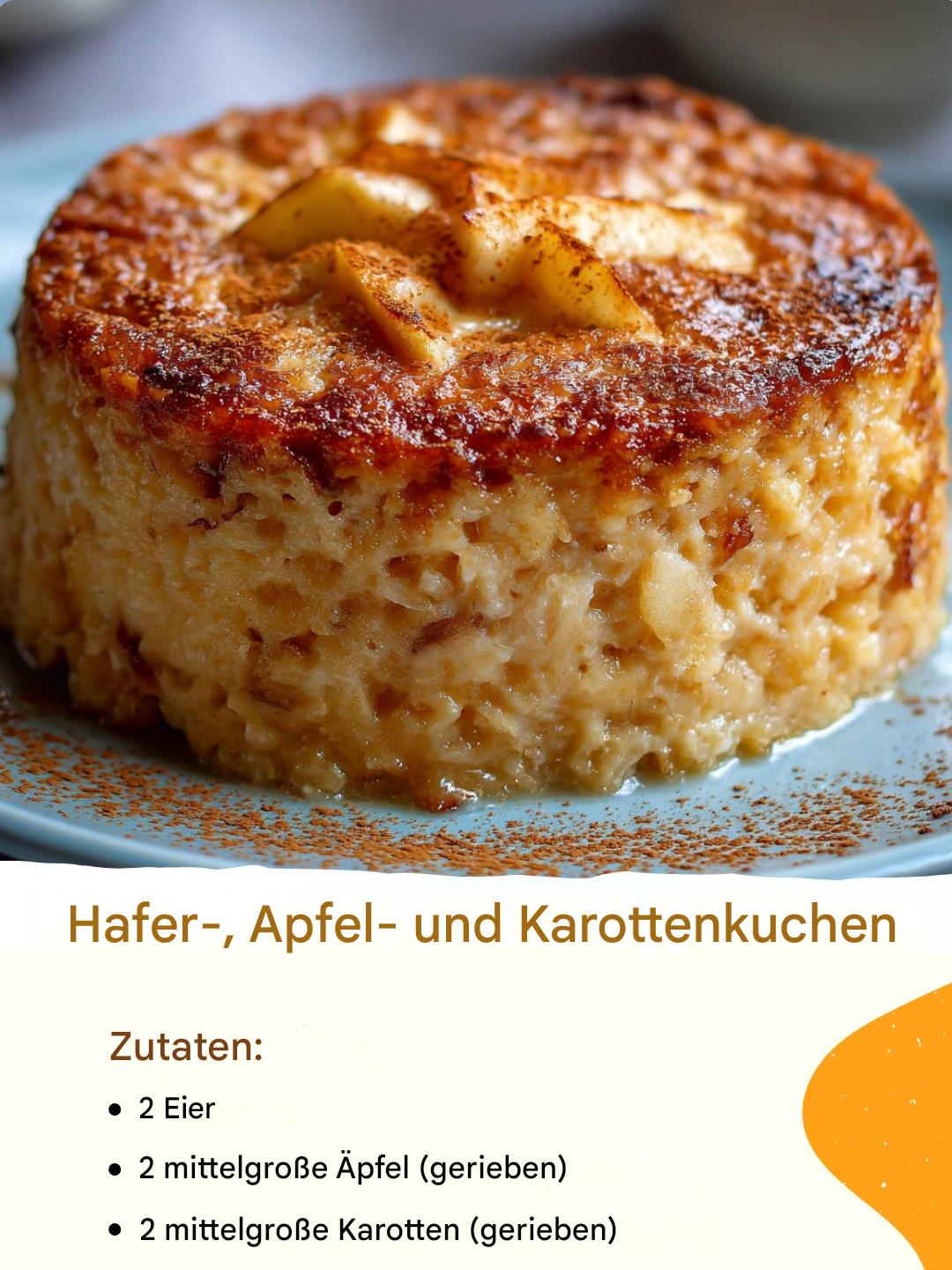 Apfel Karotten Kuchen Mit Joghurt