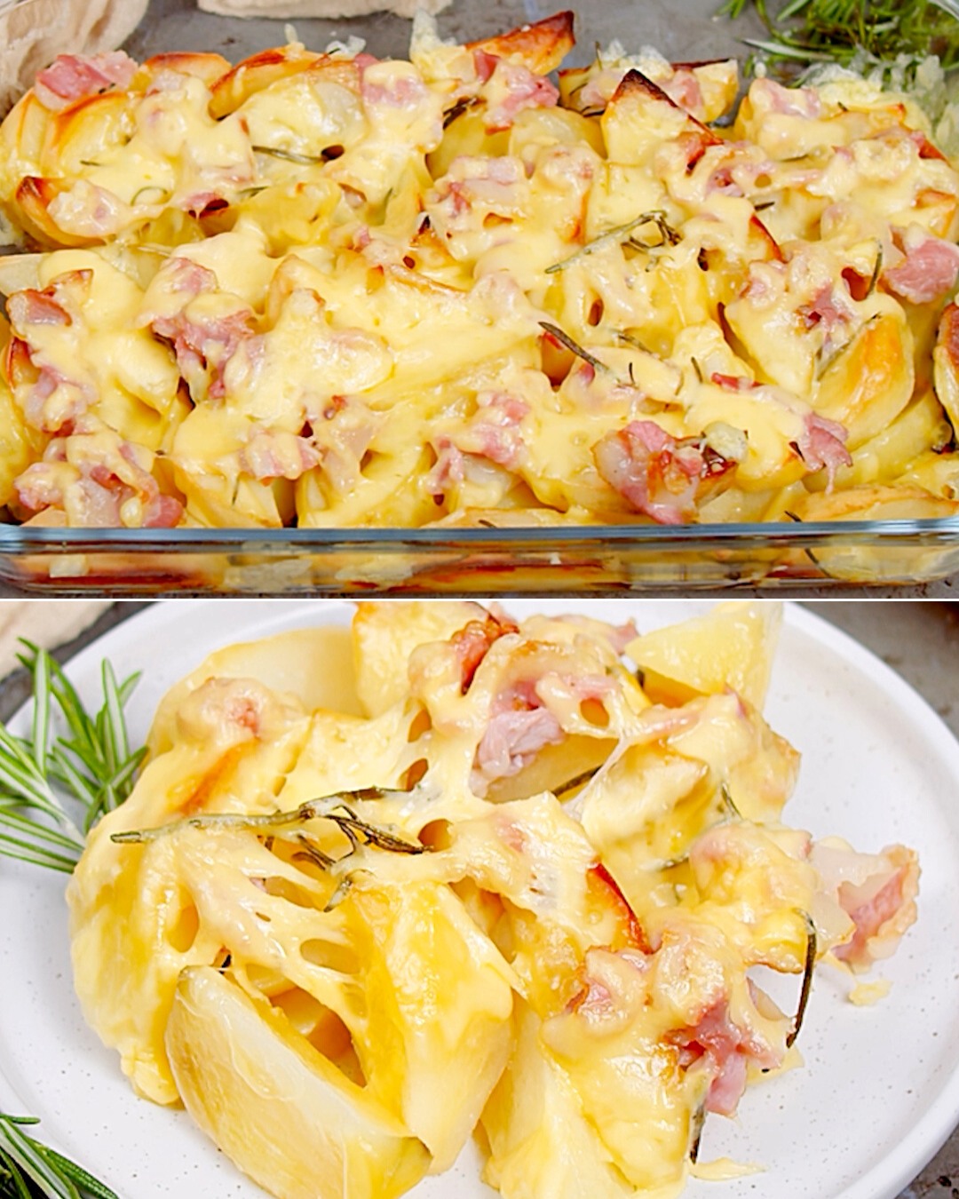 Facherkartoffeln Mit Speck Und Kase